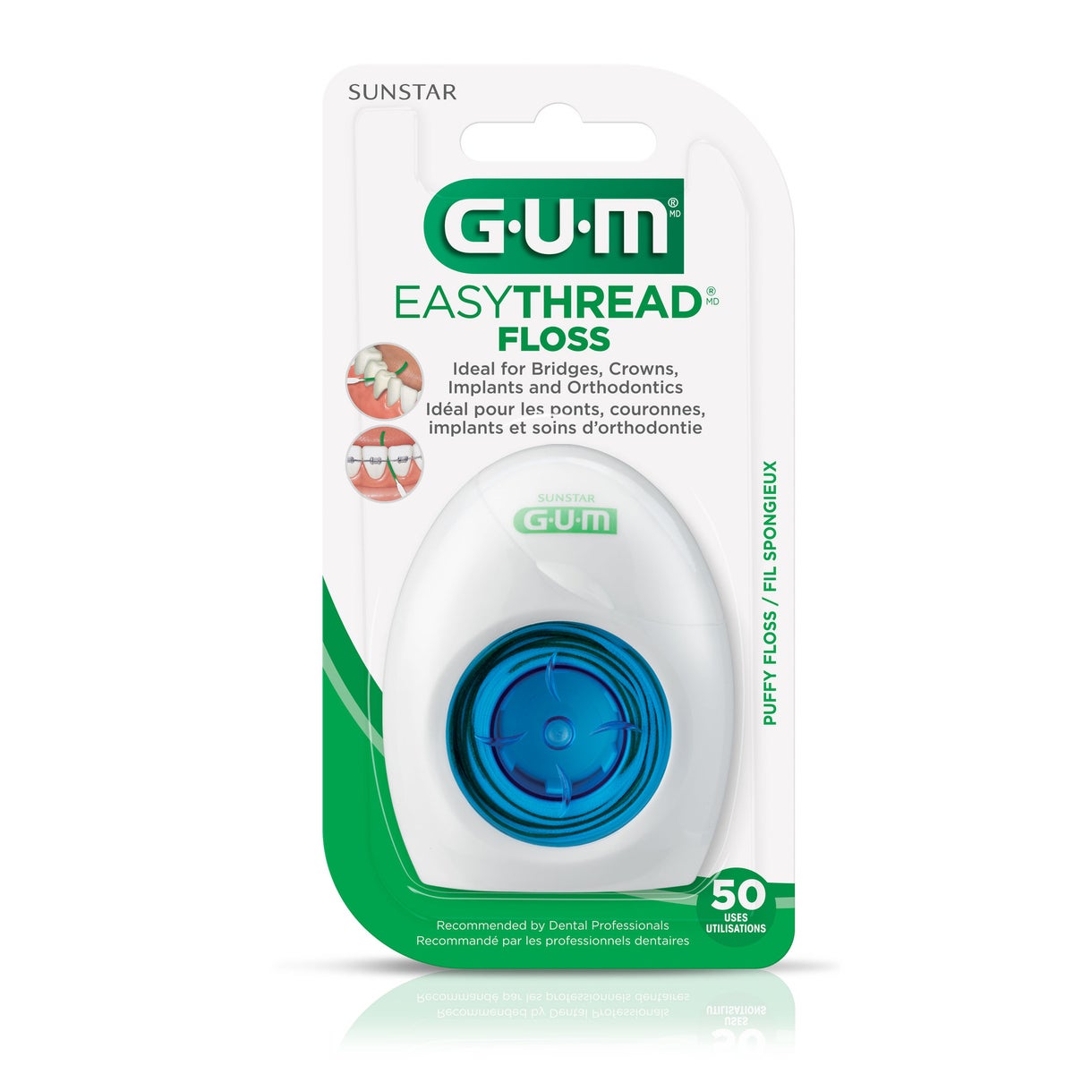 GUM® Eez-Thru® Floss Threaders - To thread the floss under wires