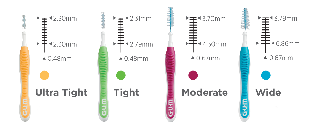 GUM® Proxabrush® Go-Betweens® Interdental Brushes
