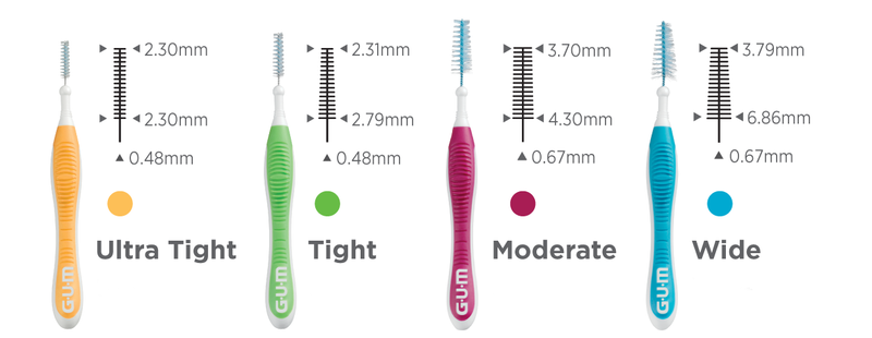 GUM® Proxabrush® Go-Betweens® Interdental Brushes