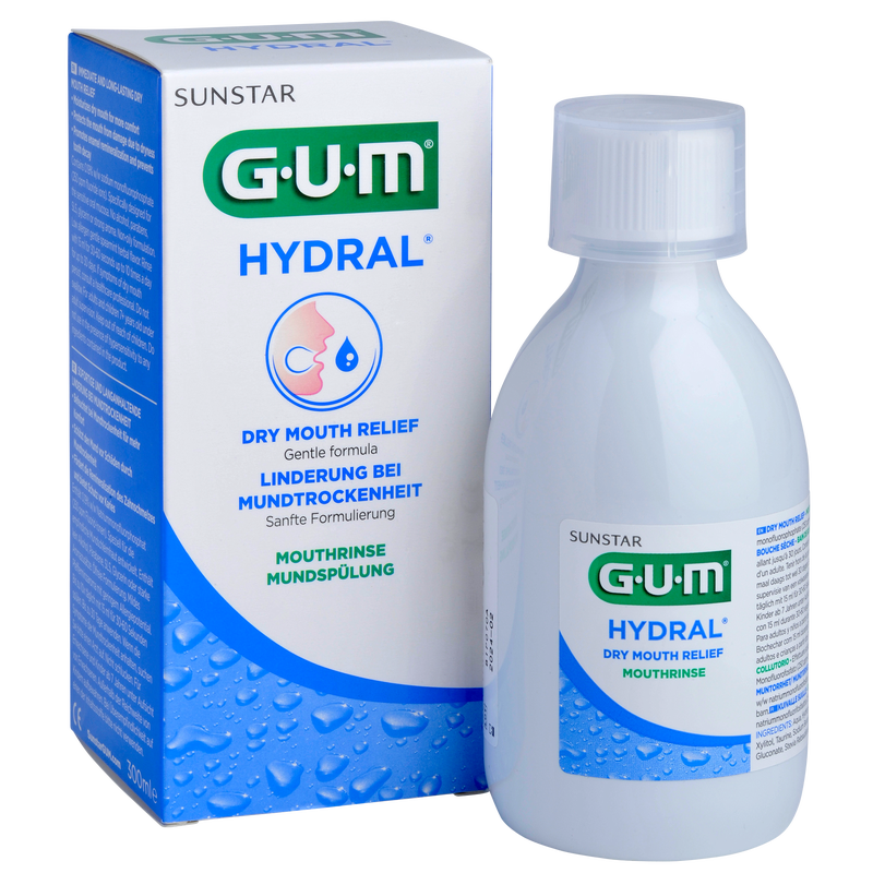 GUM® HYDRAL® Mouthwash- Long-lasting relief from dry mouth
