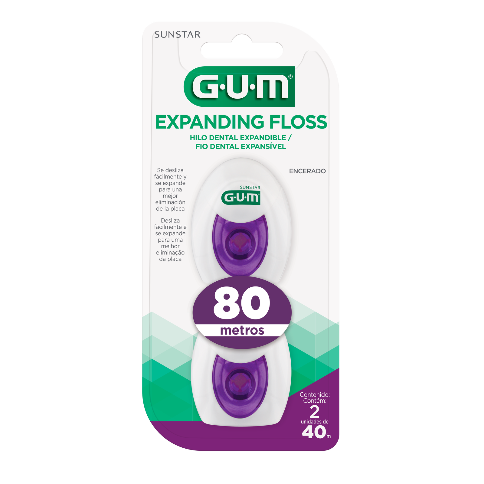 GUM® Orthodontic Floss - Hilo Dental para Ortodoncia con enhebrador