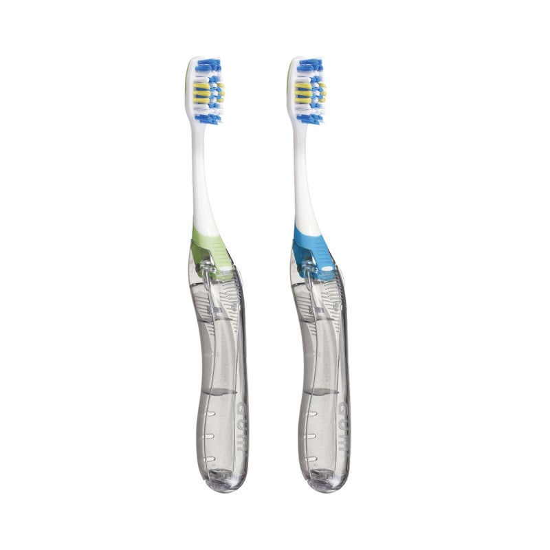 GUM® TRAVEL Toothbrush - Foldable and perfect for travelling