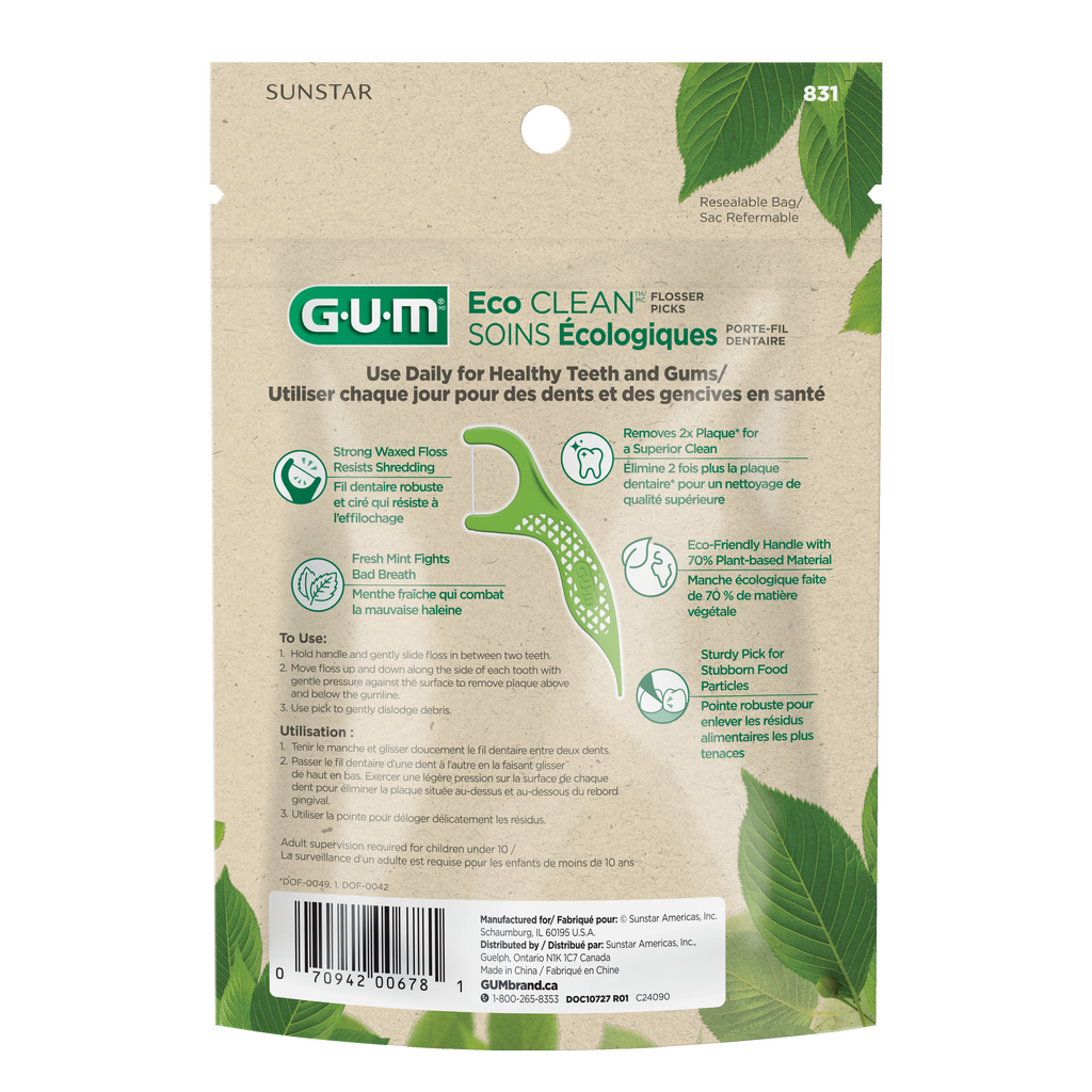 GUM® Eco Clean Flossers