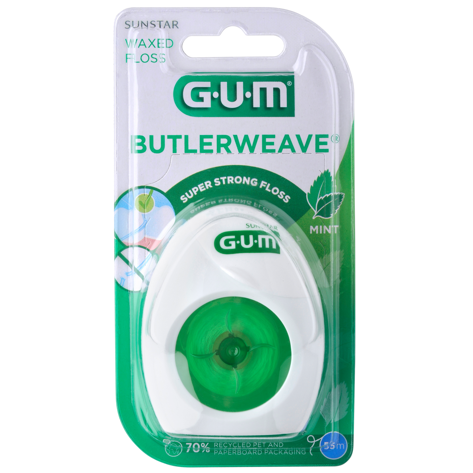GUM® BUTLERWEAVE® Floss - Strong, smooth and resistant to shredding