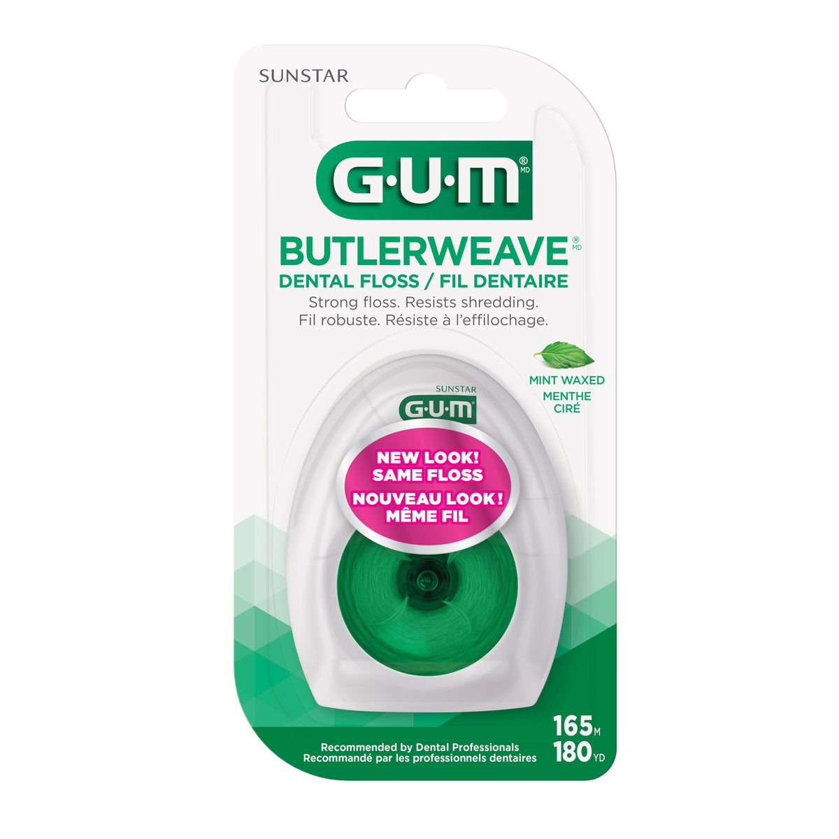 GUM® BUTLERWEAVE® Floss - Strong, smooth and resistant to shredding