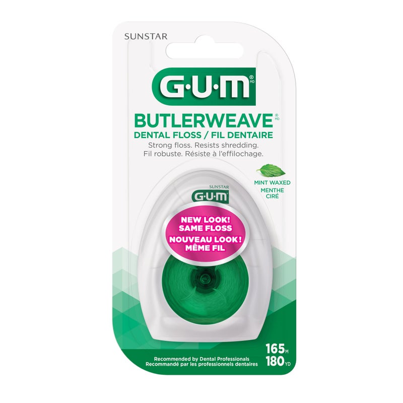 GUM® BUTLERWEAVE® Floss - Strong, smooth and resistant to shredding