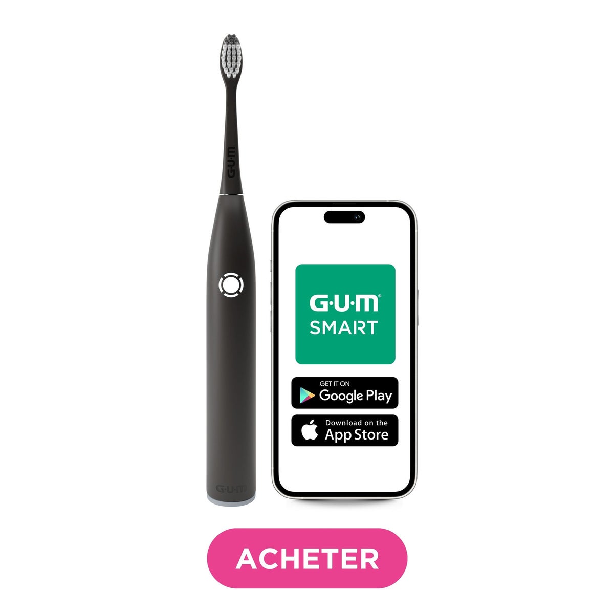 Brosse à dents GUM® Monotouffe, idéale implants et brackets