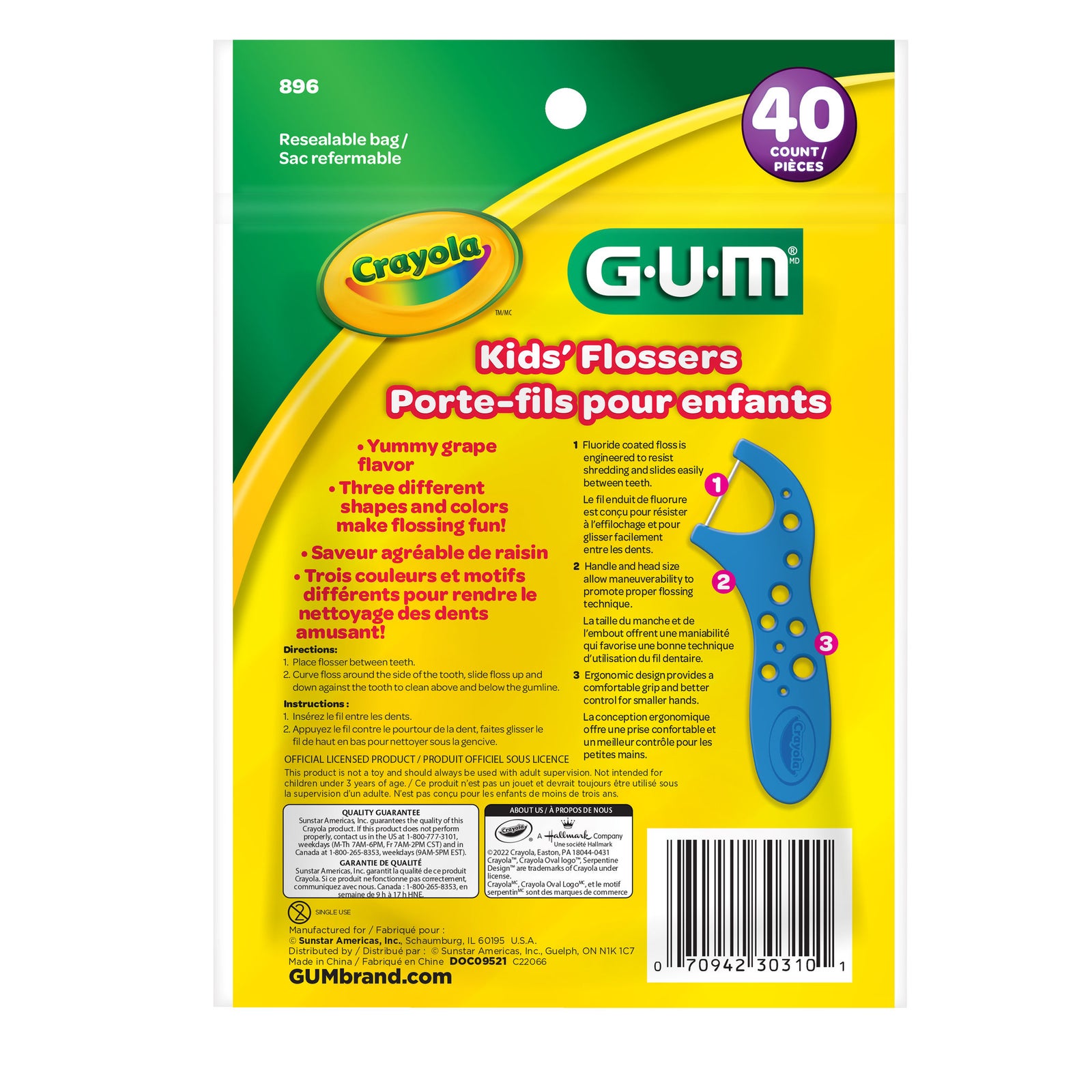 GUM® CRAYOLA™ Flossers