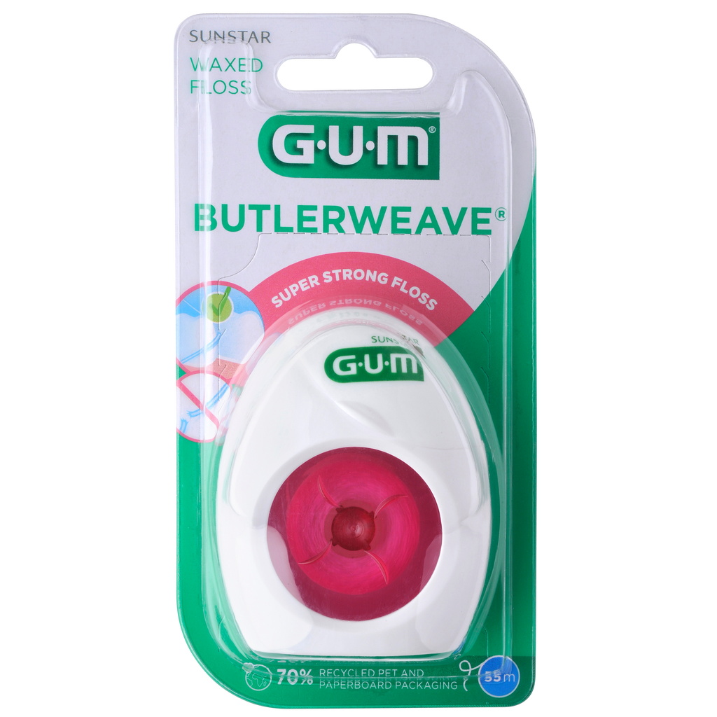 GUM® BUTLERWEAVE® Floss - Strong, smooth and resistant to shredding