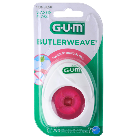 GUM® BUTLERWEAVE® Floss - Strong, smooth and resistant to shredding
