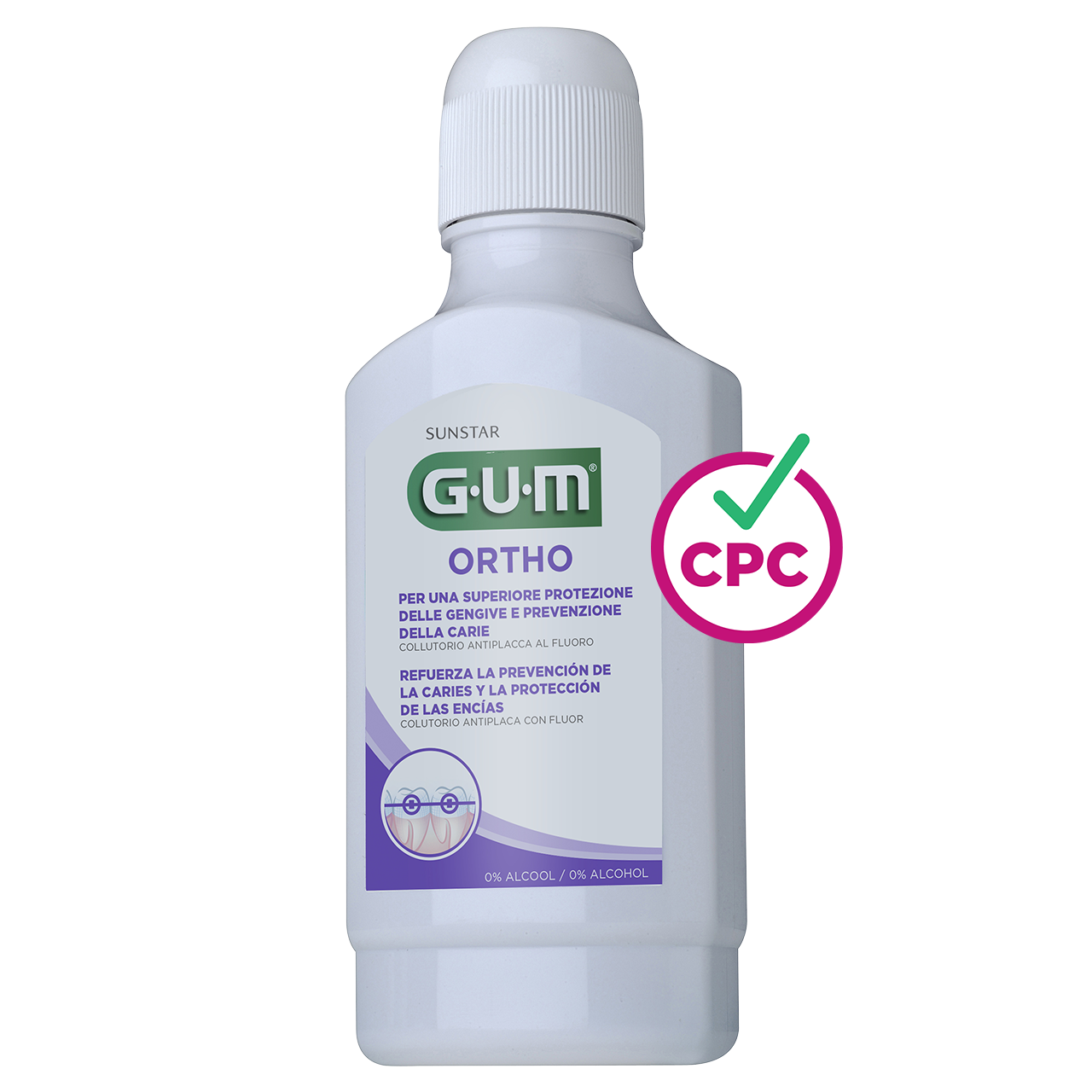 Pasta de dientes GUM® ORTHO para tratamientos de ortodoncia
