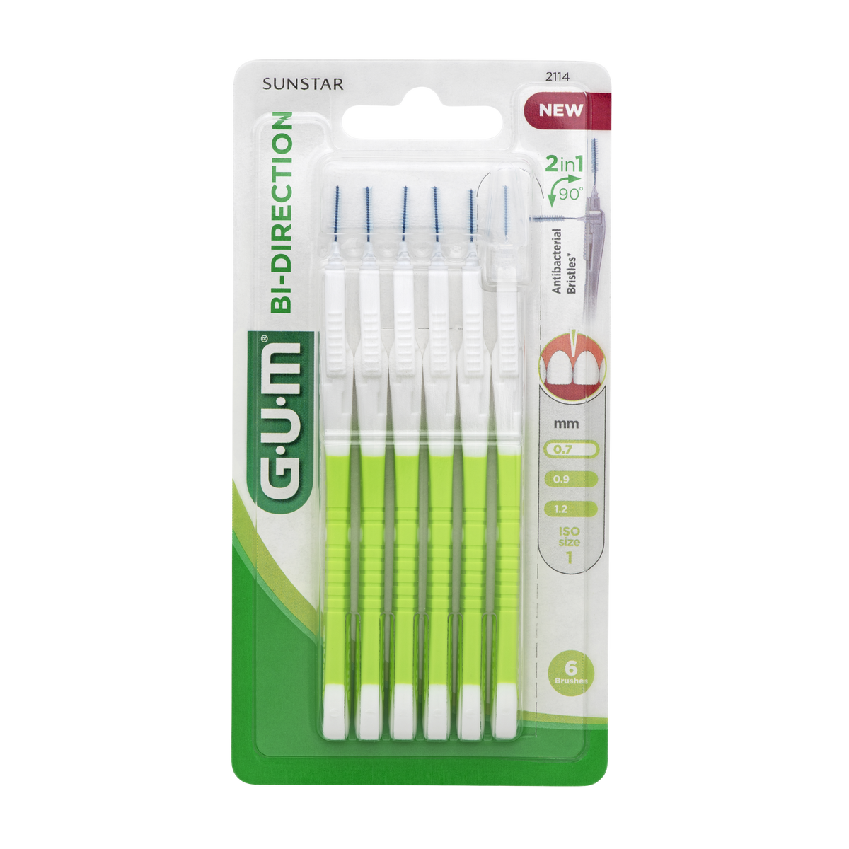 GUM® PROXABRUSH® Cepillos Interdentales Mix Diferentes Tamaños