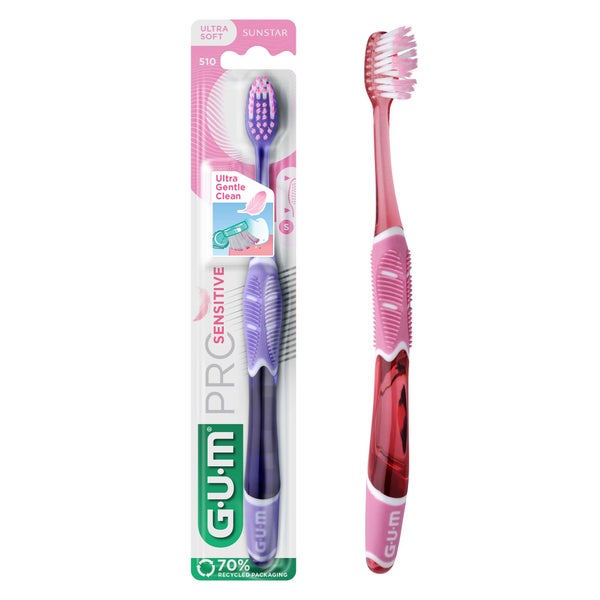 Brosse à dents GUM® Monotouffe, idéale implants et brackets