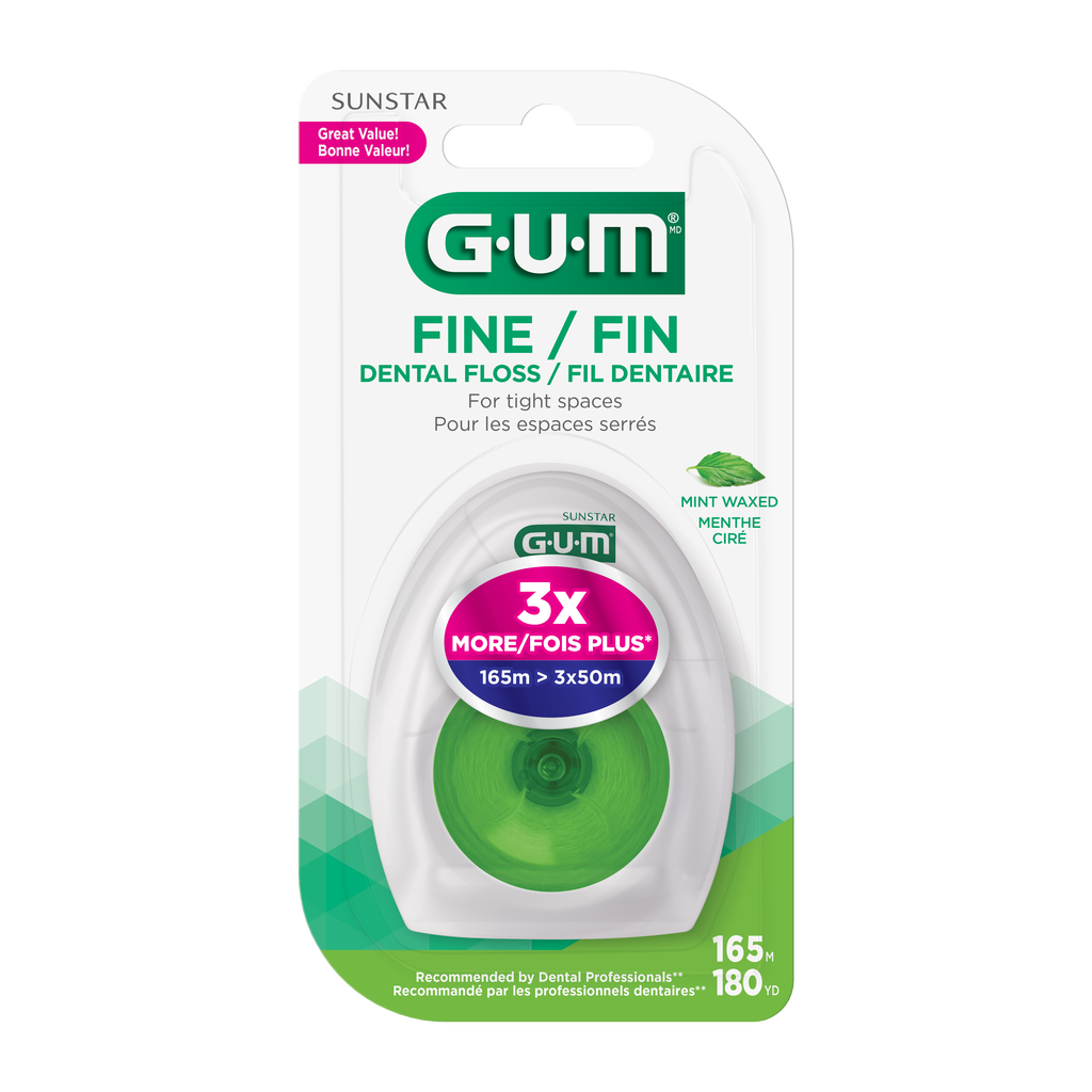 GUM® BUTLERWEAVE® Floss - Strong, smooth and resistant to shredding