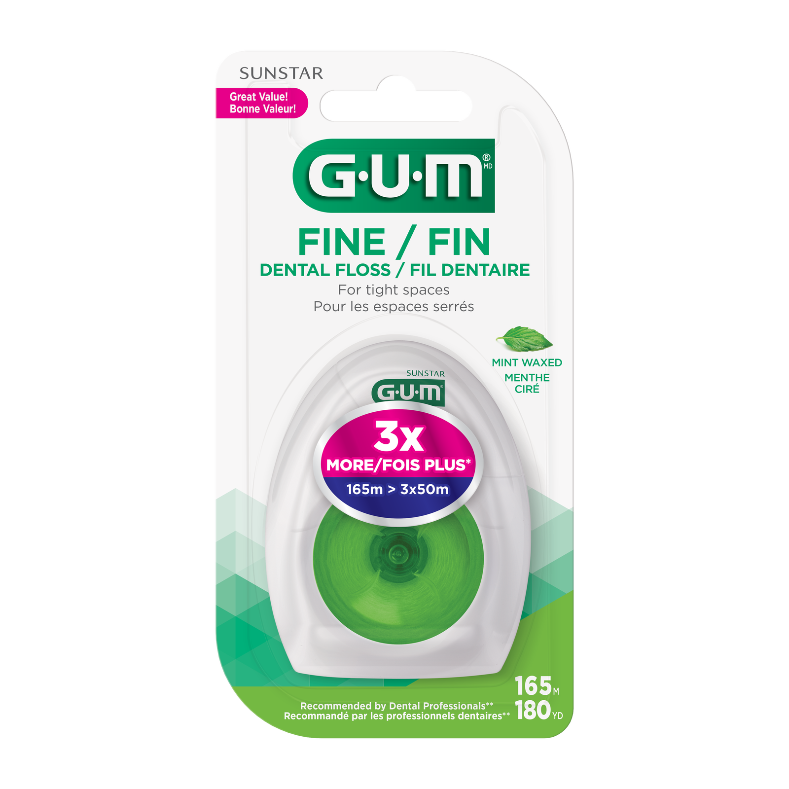GUM® BUTLERWEAVE® Floss - Strong, smooth and resistant to shredding