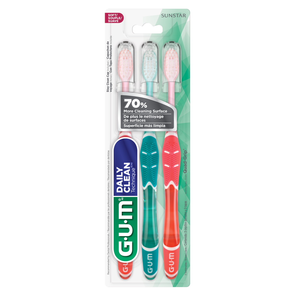 GUM® TECHNIQUE® Sensitive Clean Toothbrush