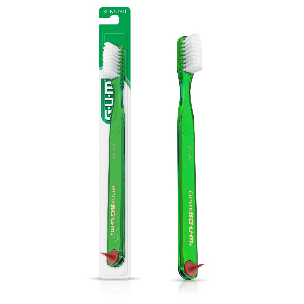 GUM® End-Tuft Toothbrush - Extra small head for tricky-to-reach areas