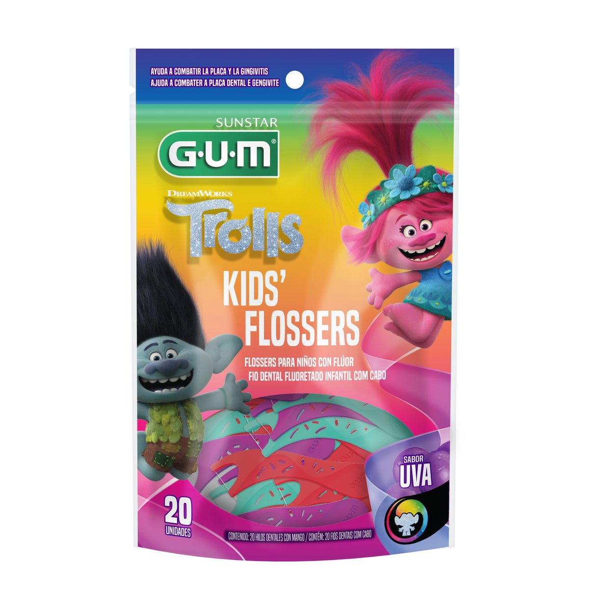 GUM® CRAYOLA Pip-Squeaks™ Cepillo de dientes infantil - 2pack