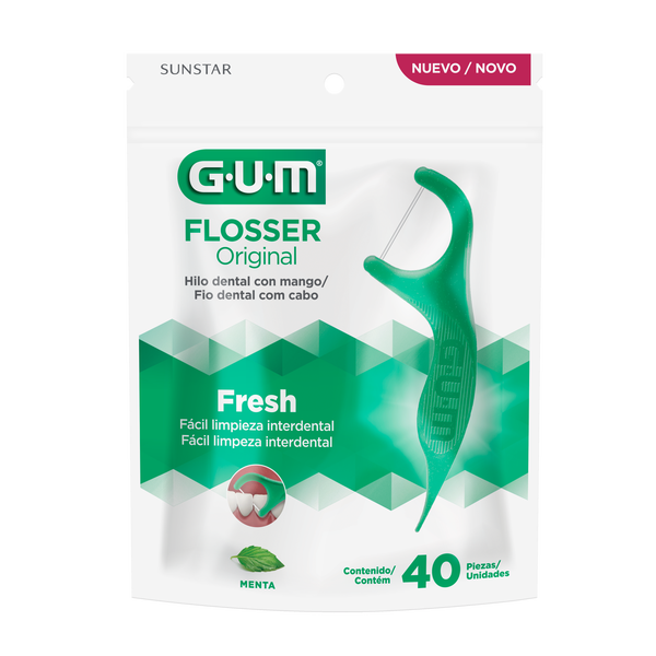 GUM® Orthodontic Floss - Hilo Dental para Ortodoncia con enhebrador
