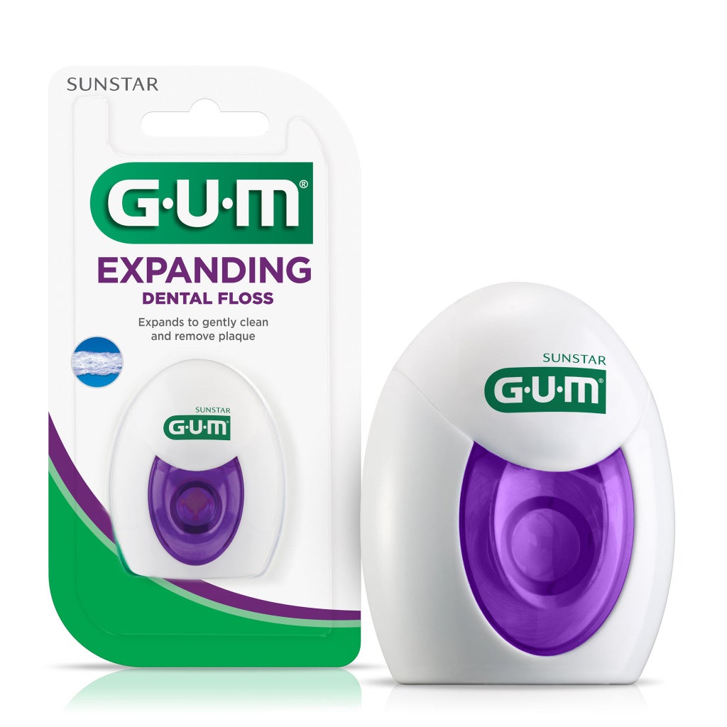 GUM® EXPANDING FLOSS - It expands to reach more tooth surface