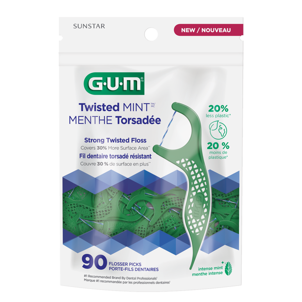 GUM® DUAL- TECHNIQUE flossers
