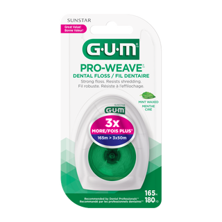 GUM® BUTLERWEAVE® Floss - Strong, smooth and resistant to shredding