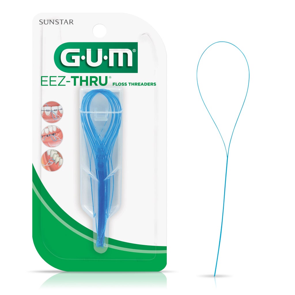 GUM® Eez-Thru® Floss Threaders - To thread the floss under wires