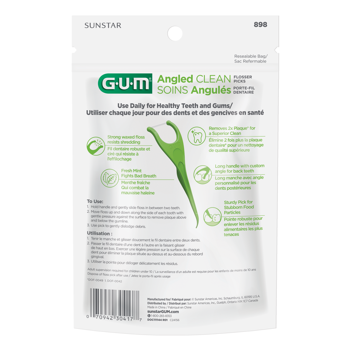 GUM® ANGLED Flossers