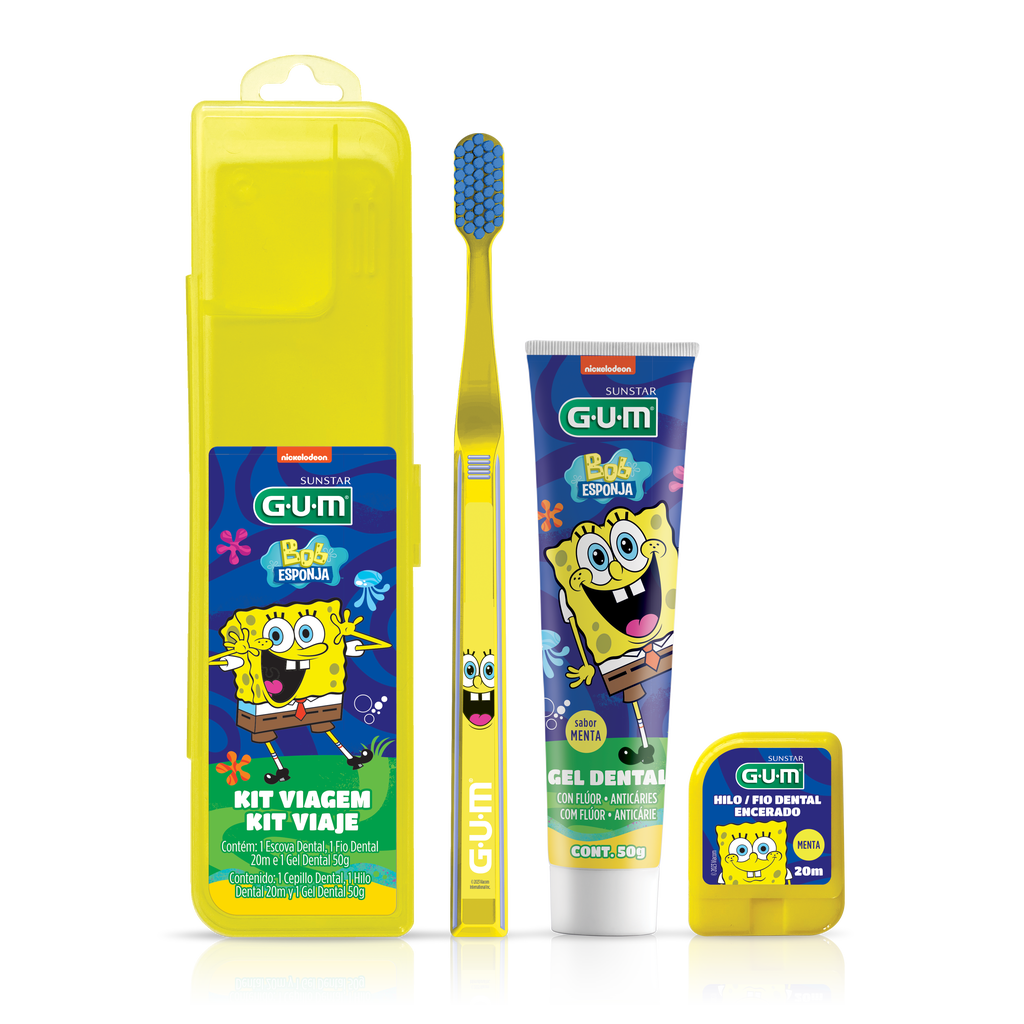 Kit de cepillado GUM® Bob Esponja