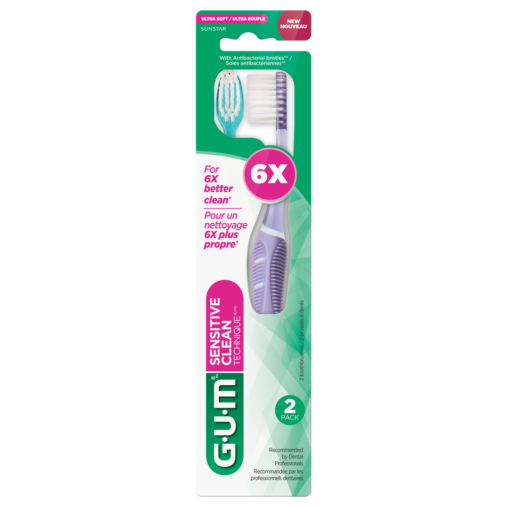 GUM® TECHNIQUE® Sensitive Clean Toothbrush