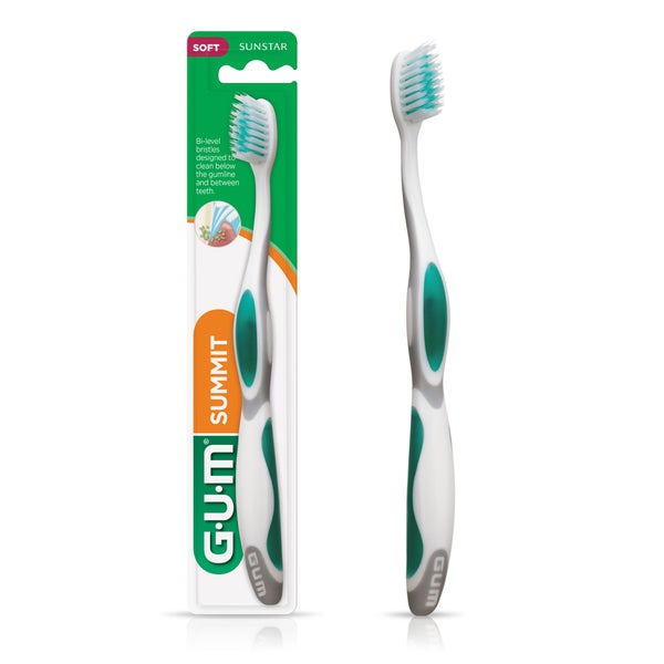 GUM® End-Tuft Toothbrush - Extra small head for tricky-to-reach areas