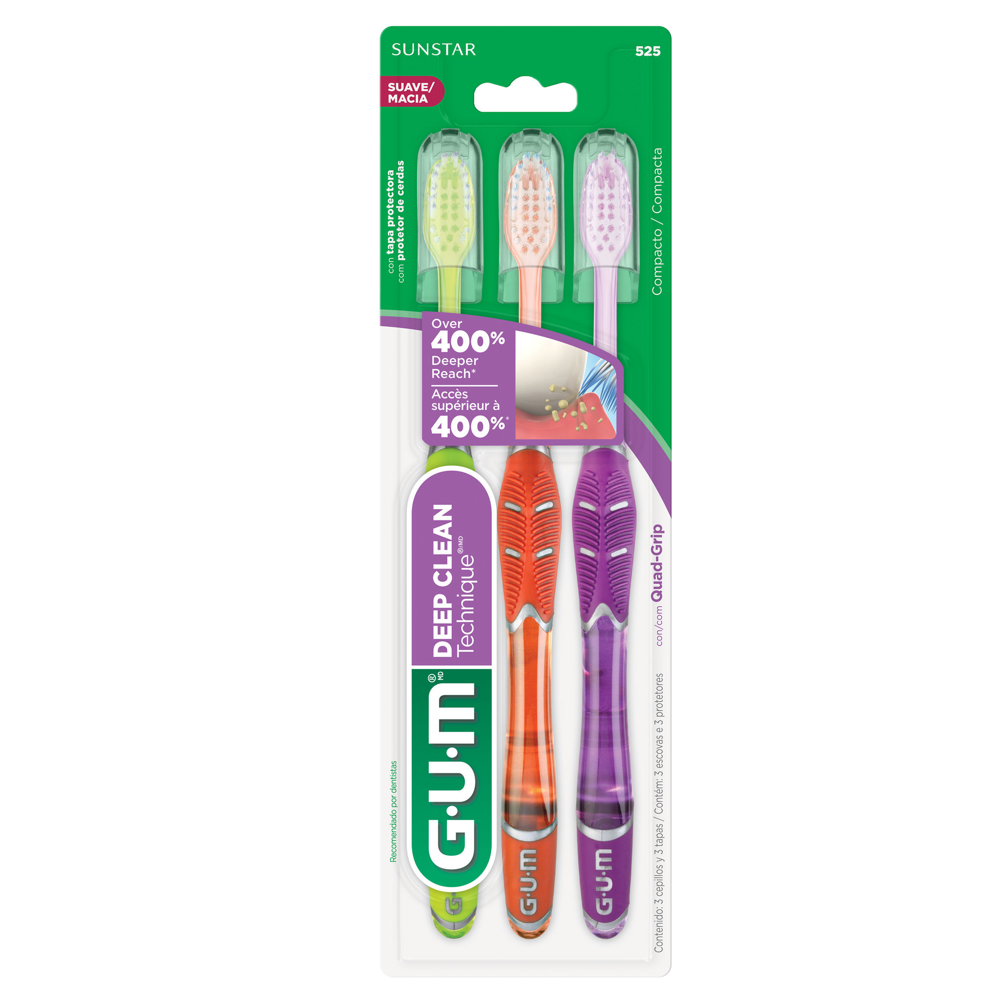 Cepillo de dientes GUM® Technique® Deep Clean