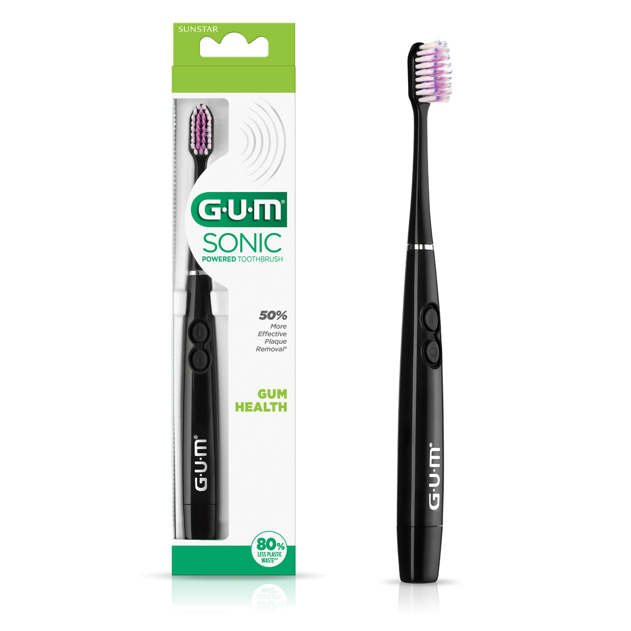 GUM® SONIC POWER Battery Toothbrush