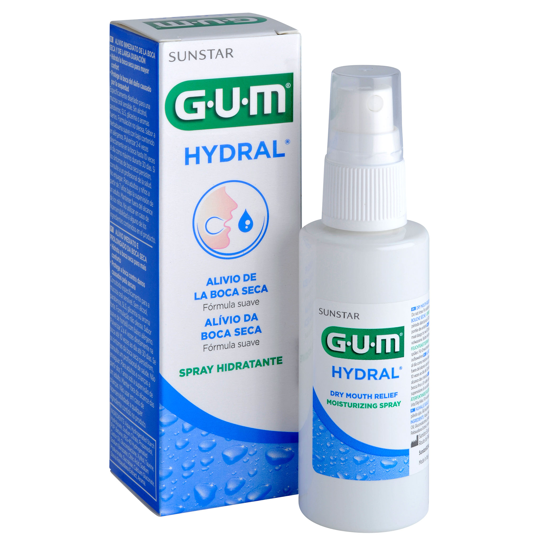 Spray hidratante GUM® HYDRAL®