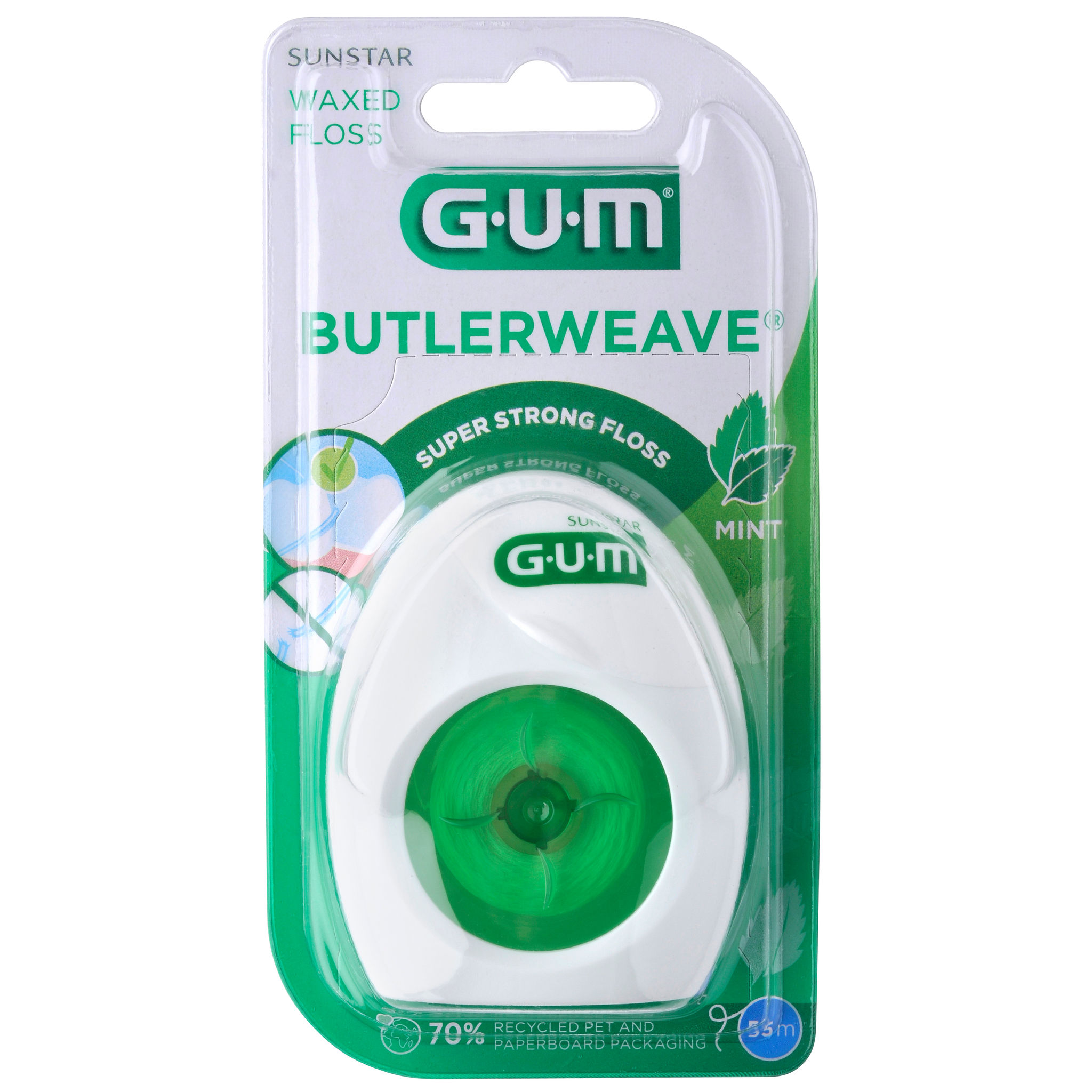 GUM® BUTLERWEAVE® Floss - Strong, smooth and resistant to shredding