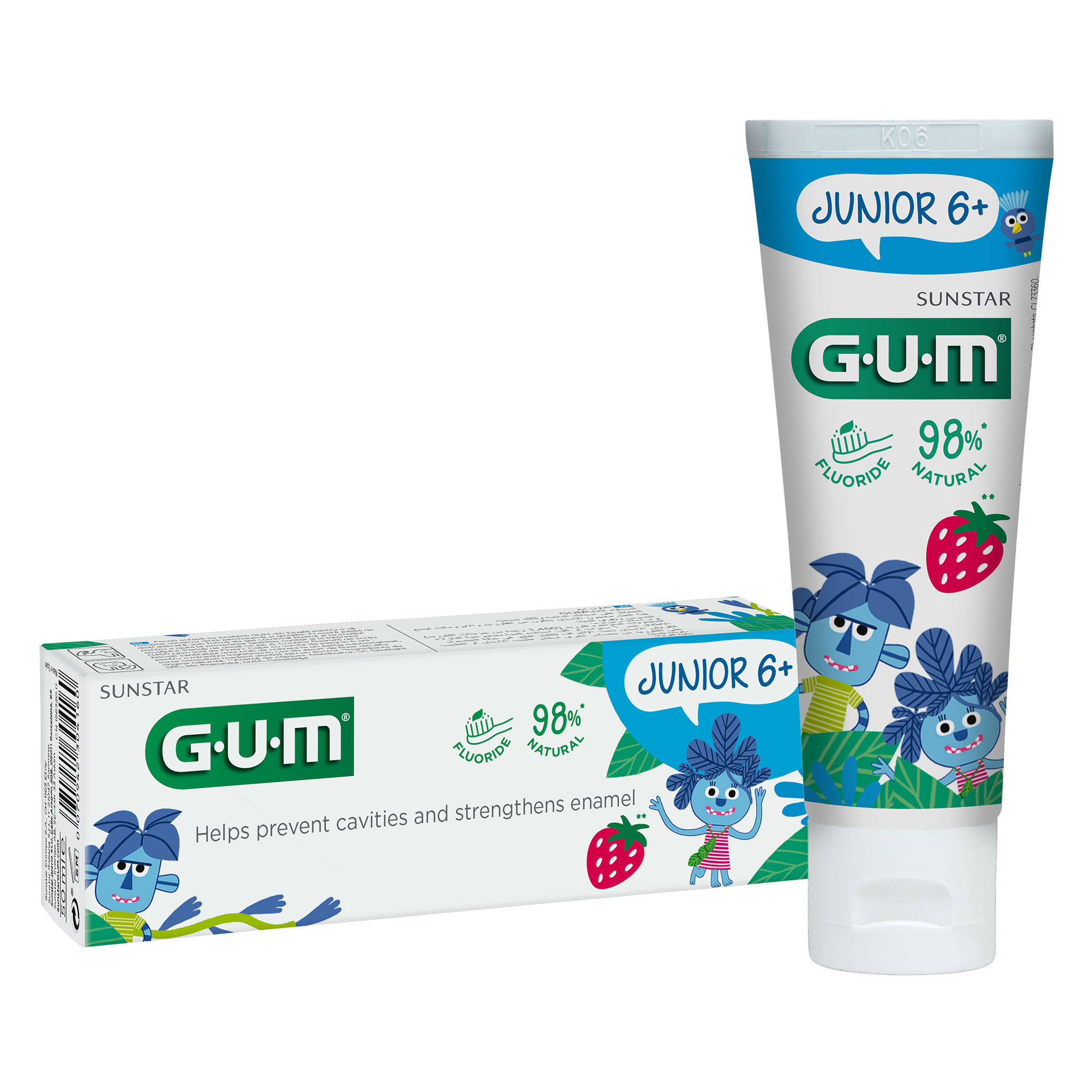 GUM® JUNIOR Toothpaste 6+ - Protects your little ones from cavities
